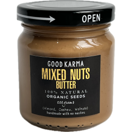 Mixed Nuts Butter Organic 200g - Good Karma - Health Food Thailand