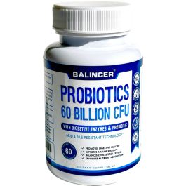 Probiotic Supplement - 60 Units - 60 Billion CFU - Good Karma - Health ...